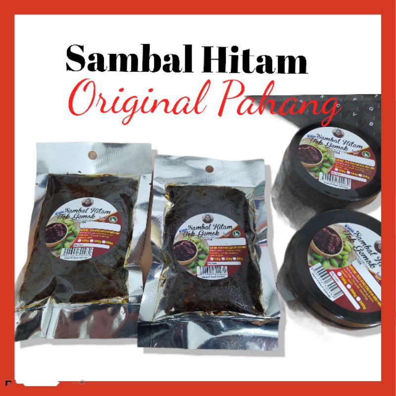 SAMBAL HITAM ORIGINAL PAHANG 100G | Shopee Malaysia