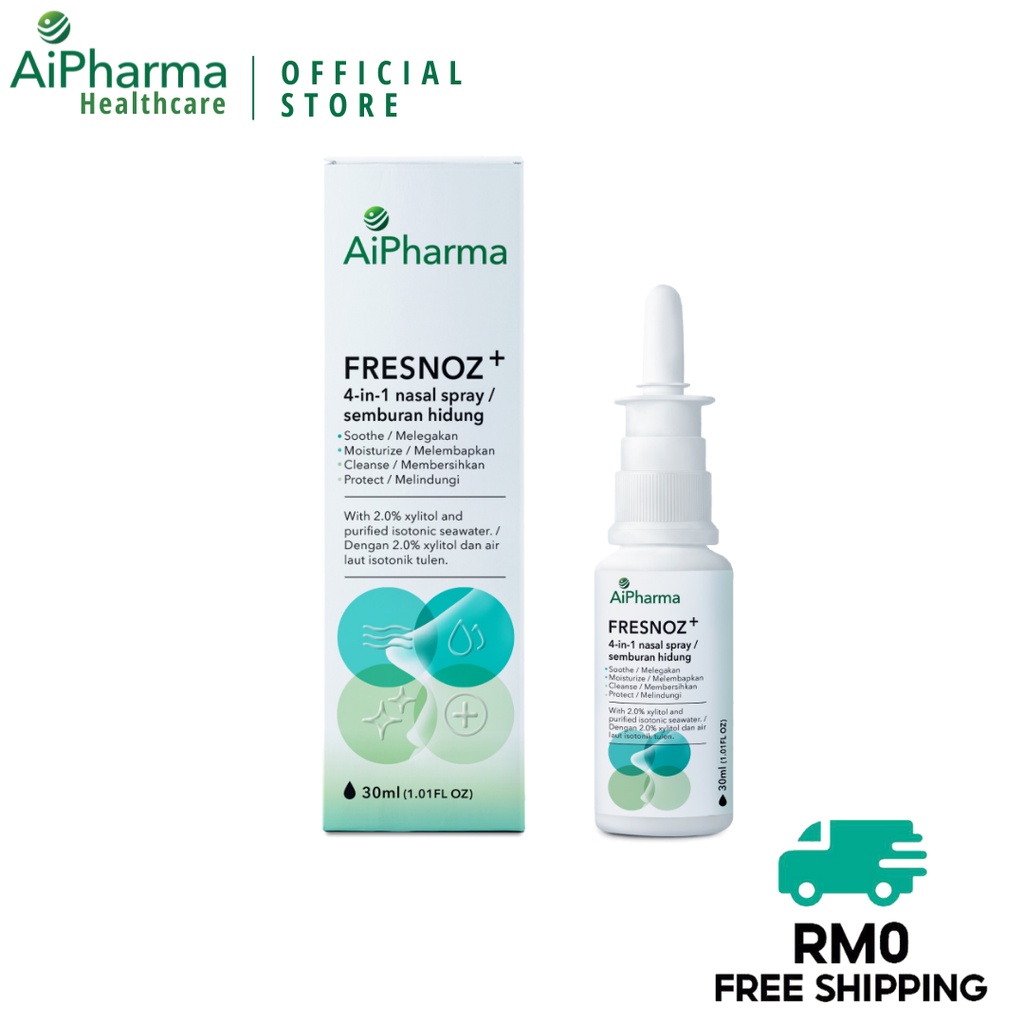AiPharma Fresnoz+ 4-In-1 Nasal Spray (30ml) | Shopee Malaysia