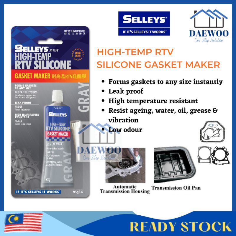 Grey RTV Silicon Gum Gasket Maker High-Temperature 85g | Shopee Malaysia
