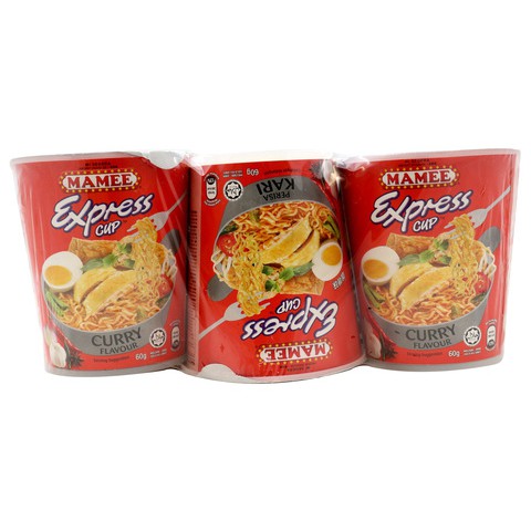 Mamee Express Cup KARI (60g x 6) | Shopee Malaysia