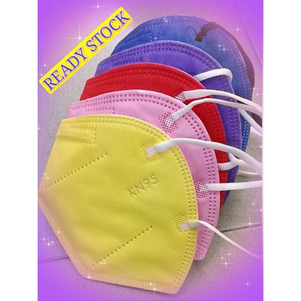 (READY STOCK) KN95 COLOR MASK (1PCS) 5ply | Shopee Malaysia