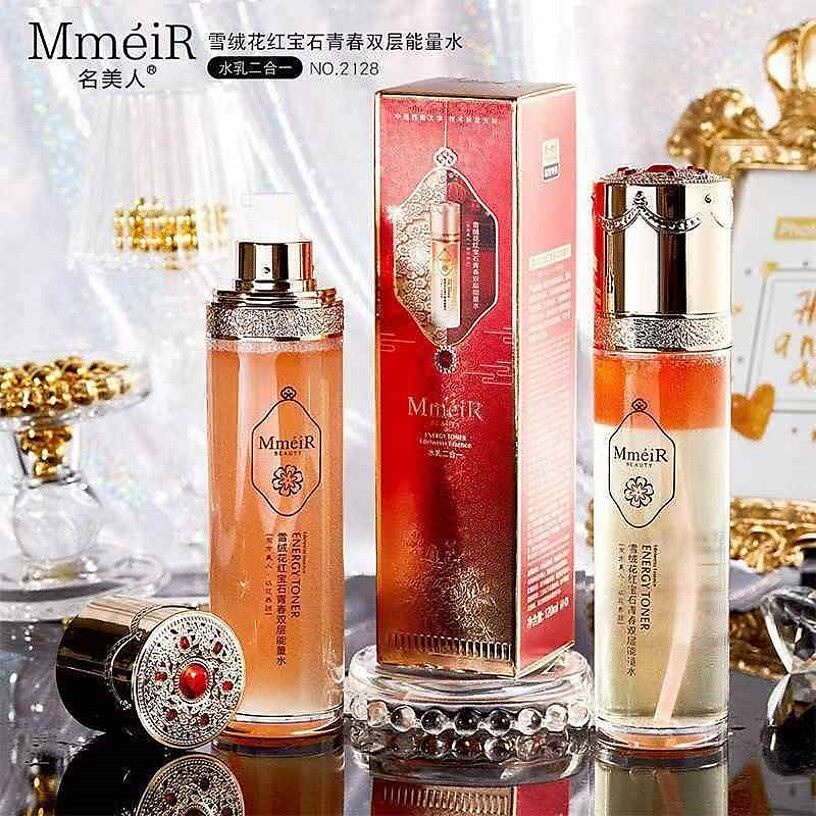 [100% ORIGINAL] Mmeir 120ml Edelweiss Ruby Youth Energy Toner Facial ...