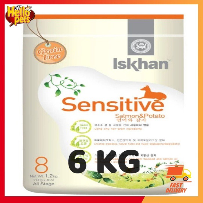 Iskhan Sensitive Salmon & Potato 6KG | Shopee Malaysia