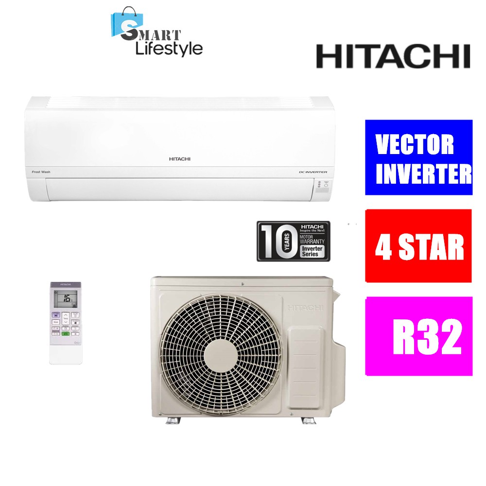 Hitachi new standard inverter series r32 1.0hp air conditioner ras-xh10ckm | BeeCost