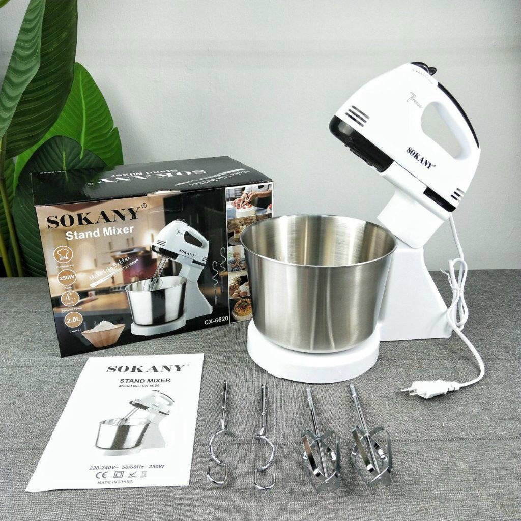 Sokany super strong 250W electric mixer for egg/ mixing dough with 7 ...