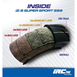 IRC TIRE TAYAR IZ-S SUPER SPORT S99 TAYAR | Shopee Malaysia