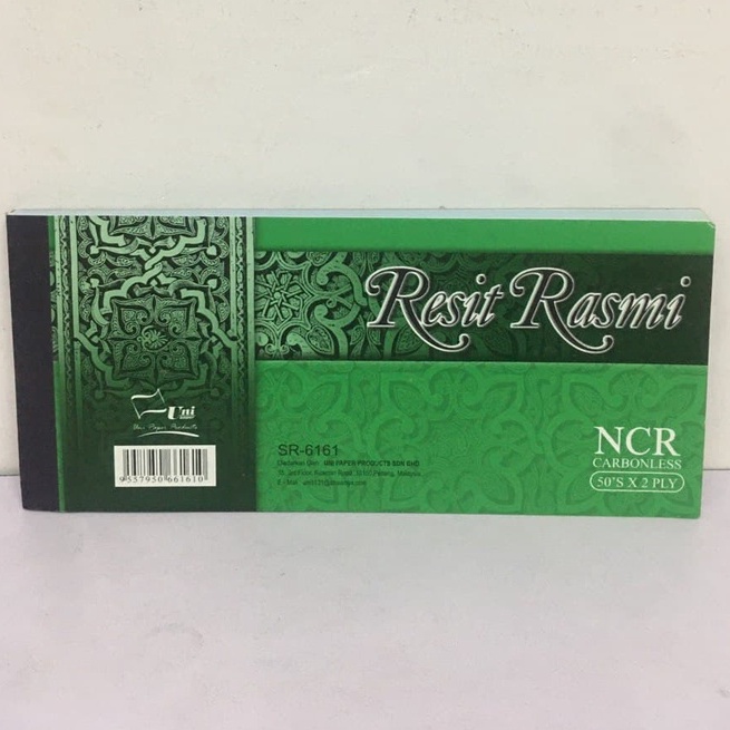 RESIT BOOK / BUKU RESIT NCR 50'S X 2PLY - UNI SR-6161 | Shopee Malaysia