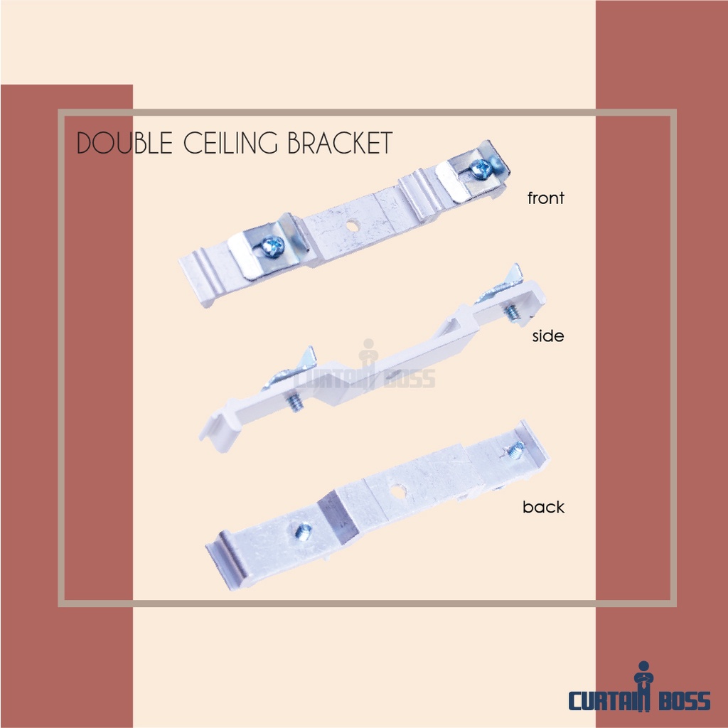 Bracket Siling Rel Langsir Super Doso Jenis Double (Super Doso Curtain ...