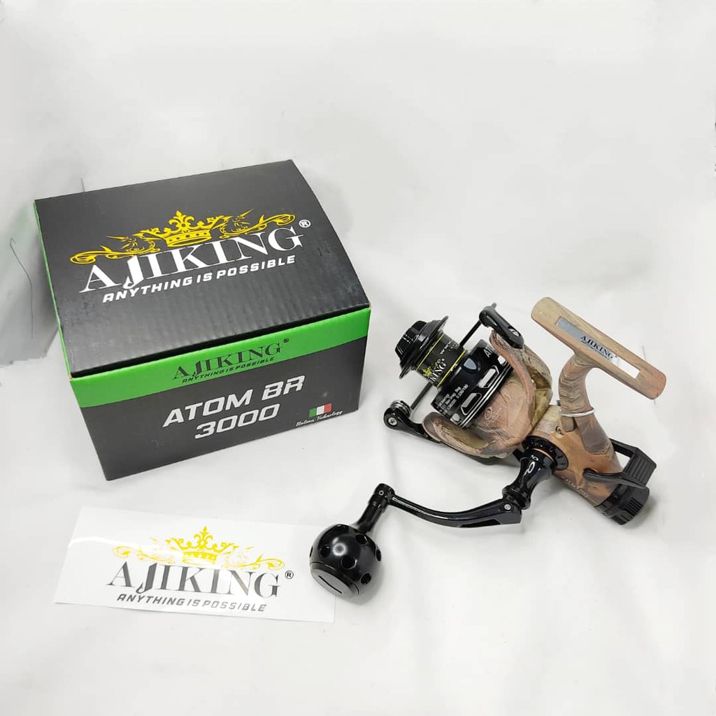 ORIGINAL AJIKING ATOM SPINNING REEL | Shopee Malaysia