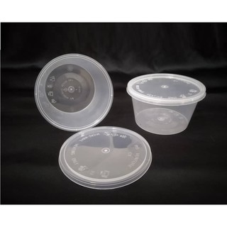MS16 Disposable Plastic Round Container / Tupperware Plastik Bulat ...