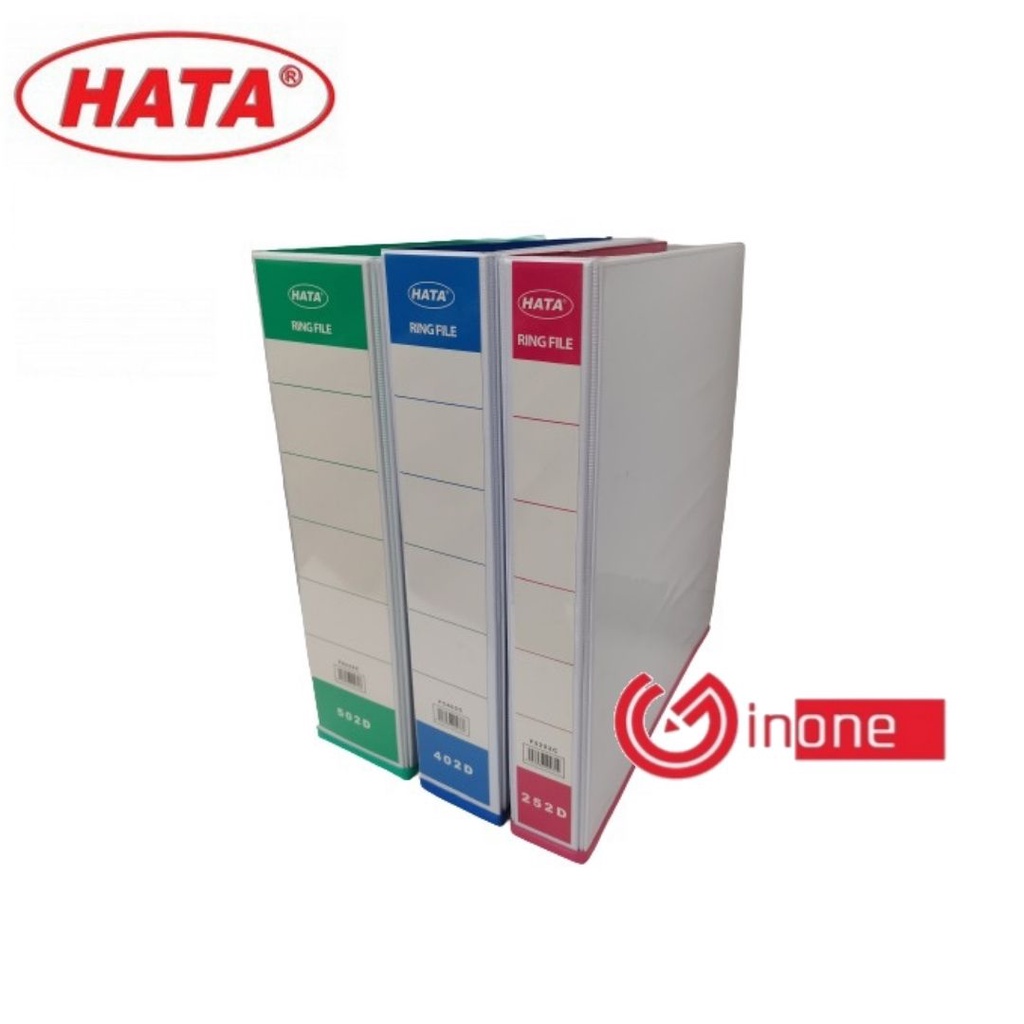 Hata A4 PVC 2D Colour Ring File 25mm/ 40mm/ 50mm | Shopee Malaysia