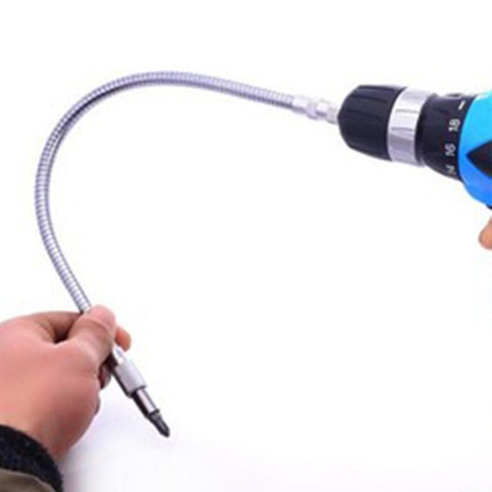 Flexible Drill Shaft Extension Metal Electronic Drill Extension 1/4 ...