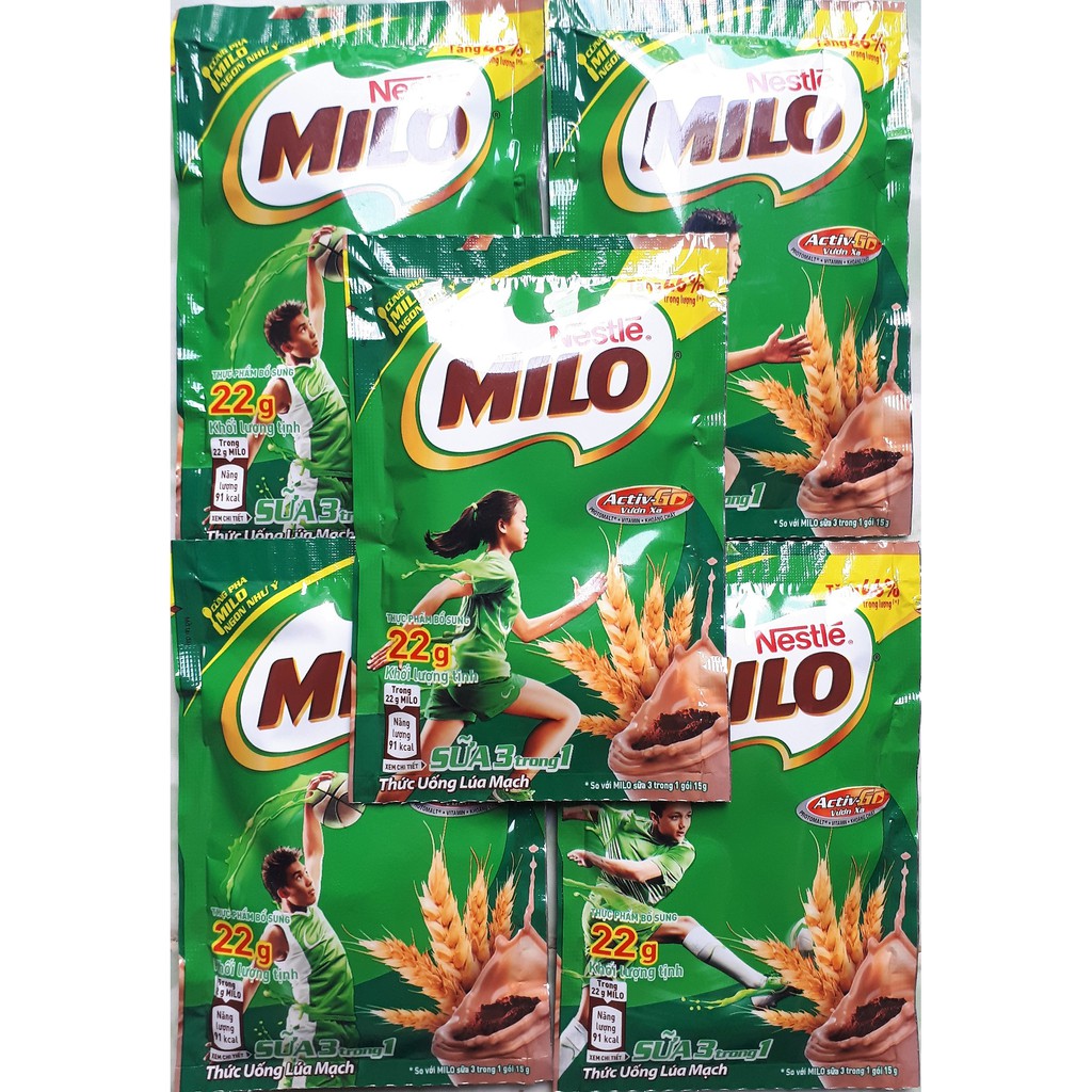 Milo Milk 3 In 1 (22gr x 10 Packs) | Shopee Malaysia