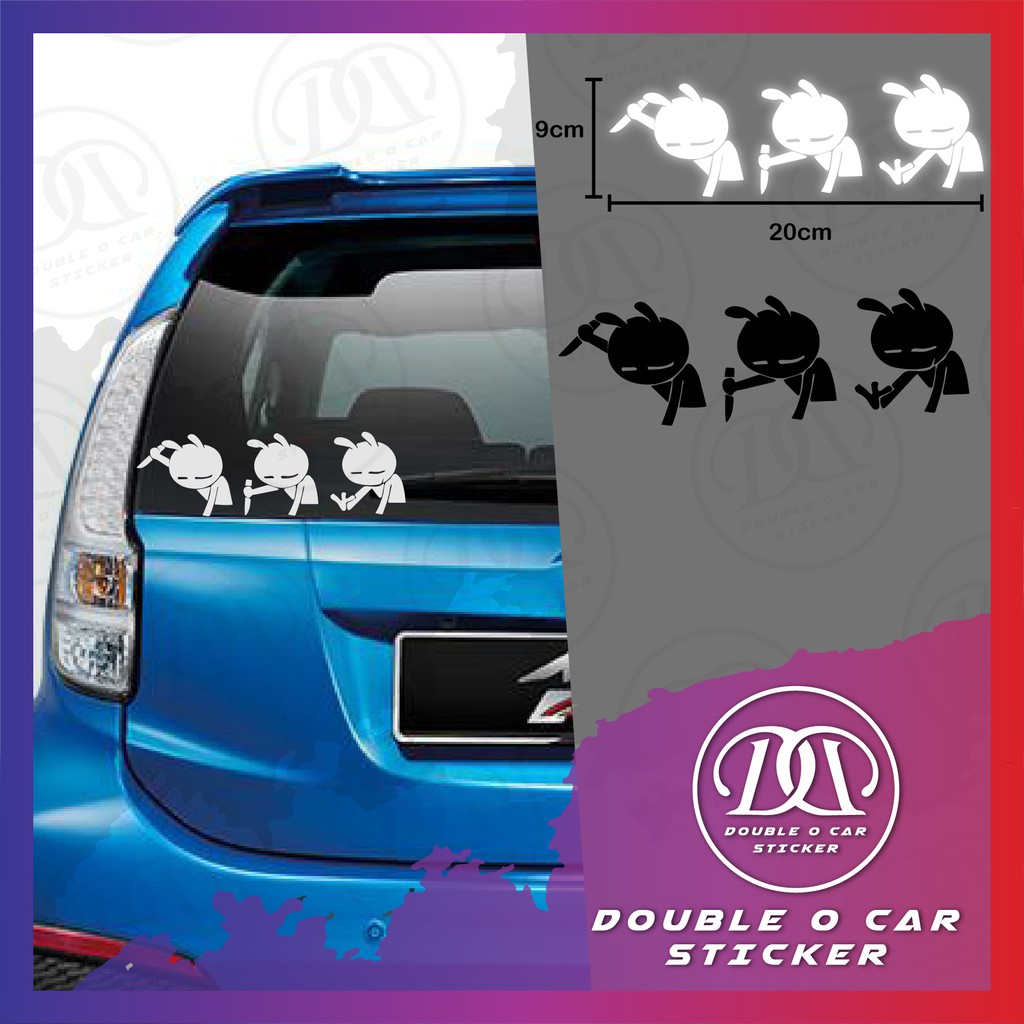 [READY STOCK] TUZKI LOGO CAR STICKER KL00018 | Shopee Malaysia