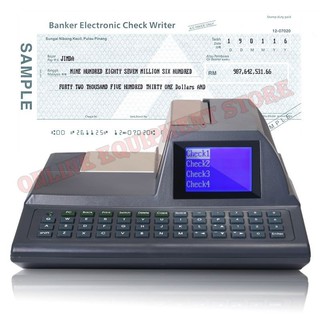 Intelligent Cheque Writer Machine / Intelligent Check writer EC1 / EC-1 ...