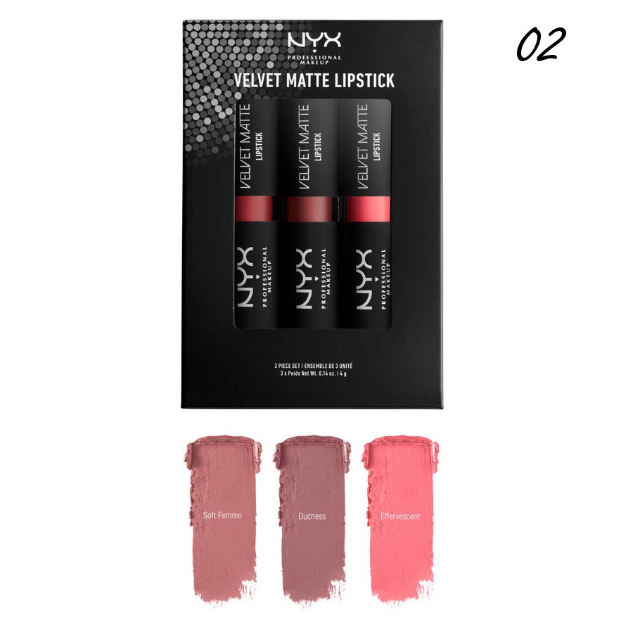 Nyx Matte Lipstick Box Set | Lipstutorial.org