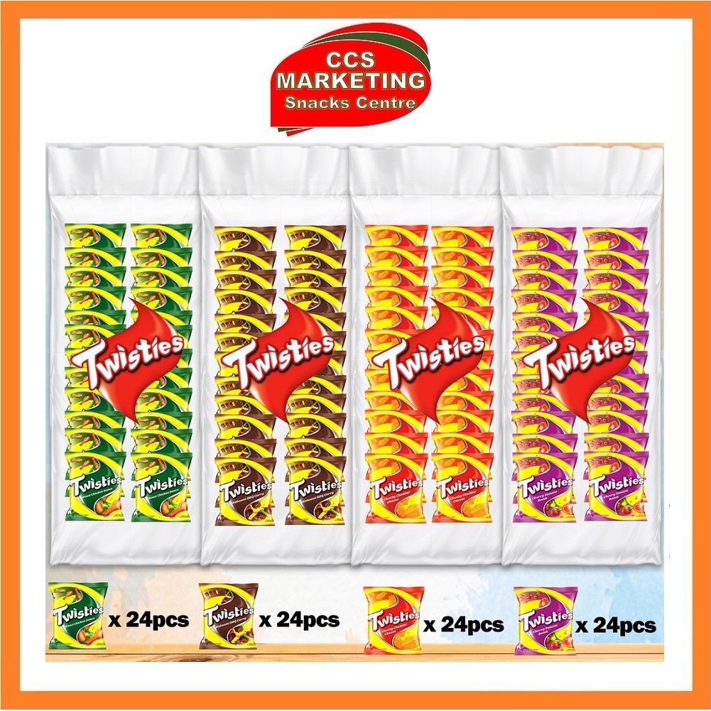 CCS Twisties Corn Snacks ( 15g x 24pcs ) | Shopee Malaysia