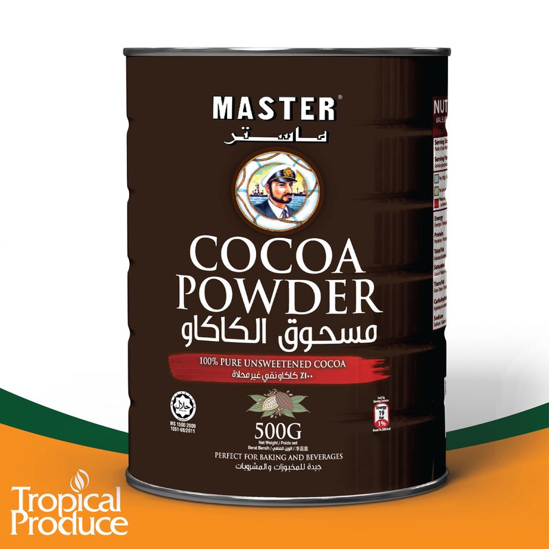 Master Cocoa Powder unsweetened - 500g Cans | Shopee Malaysia