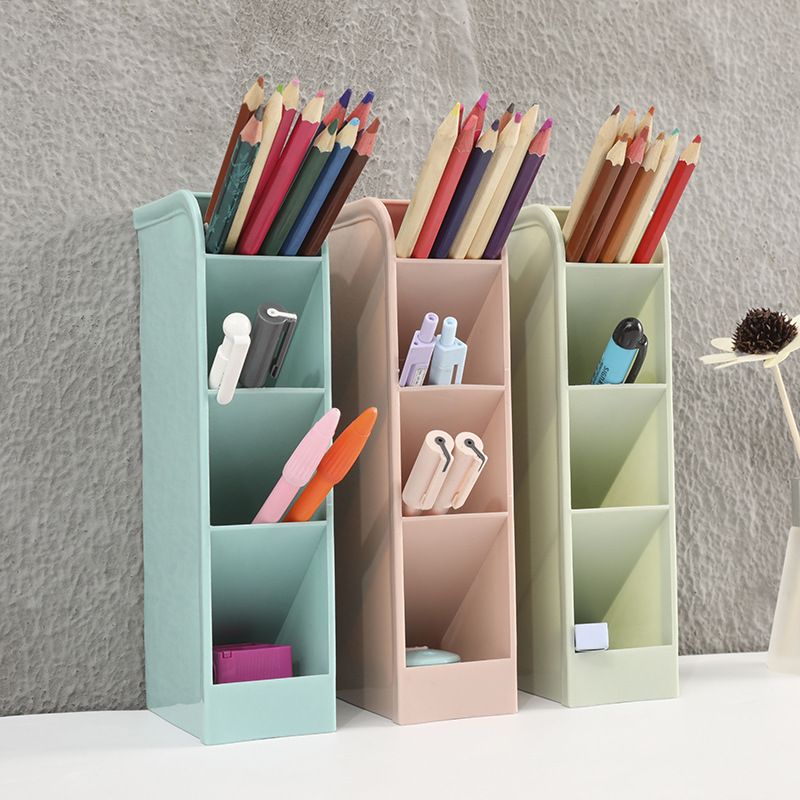 S1048 Four-compartment desk top stationery storage box 4 compartments ...