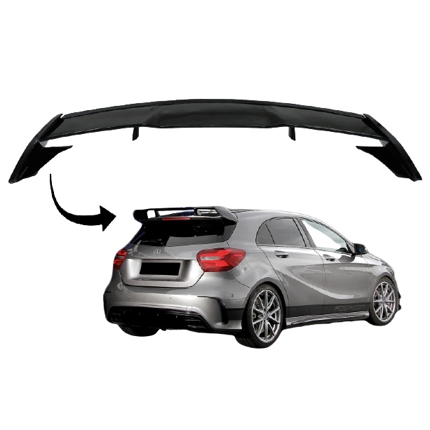 Mercedes A Class W176 A45 AMG Rear Spoiler - Gloss Black | Shopee Malaysia