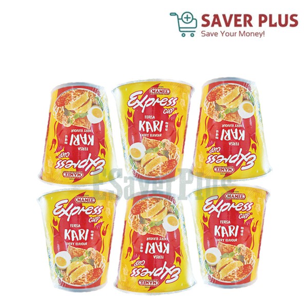 Mamee Express Cup Curry 60g x 6's | Shopee Malaysia