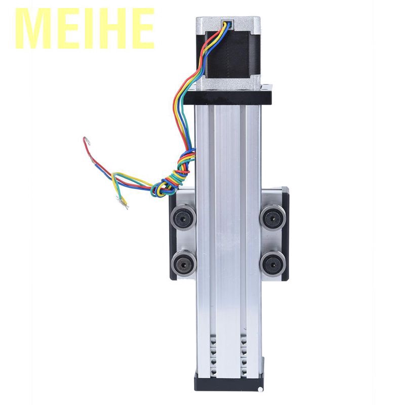 Meihe 200mm Stroke Single Shaft Ball Screw Linear Guide Rail CNC Sliding Table with 42 Motor ...