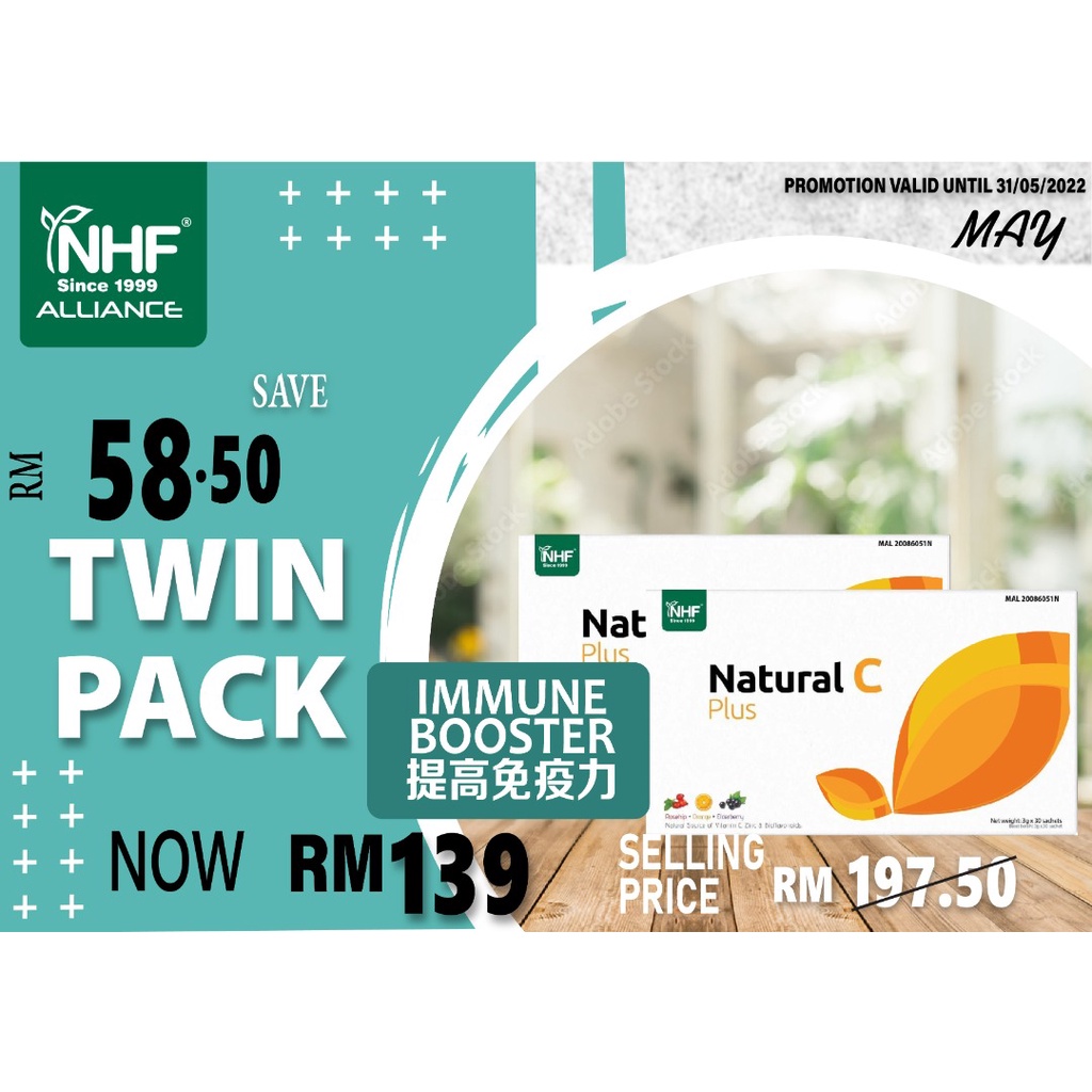 NHF Natural C (3g x 30 sachets) | Shopee Malaysia