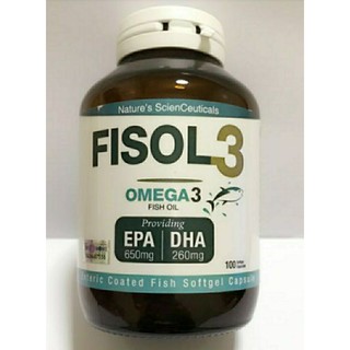FISOL 3 GOLD (Contain: Omega 3 Fatty Acids) 60 Capsule Fish oil ...