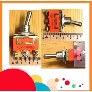E-TEN 1121 Toggle Switch 2 Pin 15A 250VAC Toggle Switch ES-1121 Suis ON/ON ON-ON SPDT | Shopee ...