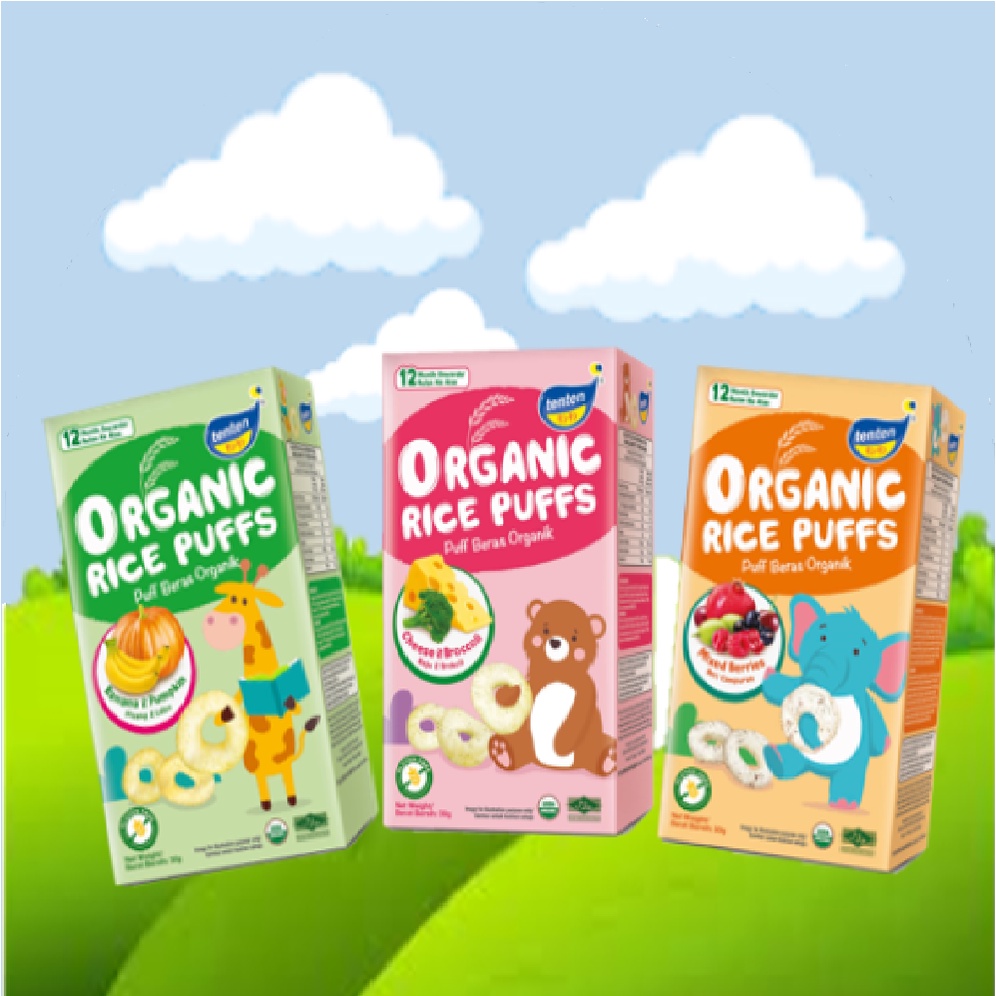 Ten Ten Organic Rice Puffs | Shopee Malaysia