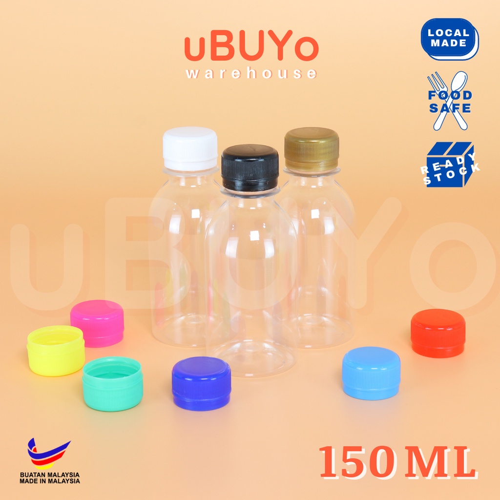 150ML EMPTY PET ROUND BOTTLE BOTOL KOSONG BOTOL DOORGIFT | Shopee Malaysia