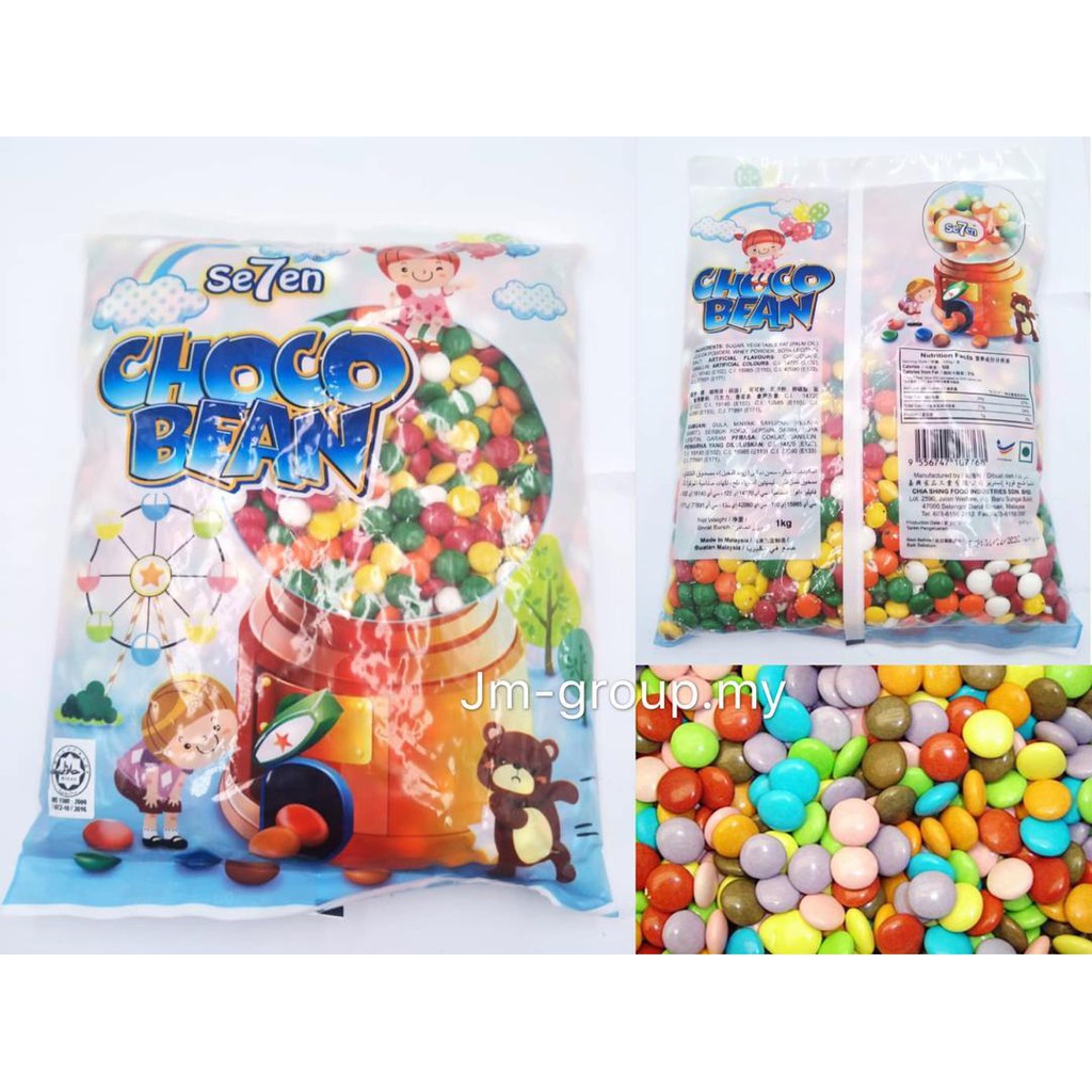 Seven Rainbow Choco Beans 1kg ( Ready Stock ) | Shopee Malaysia