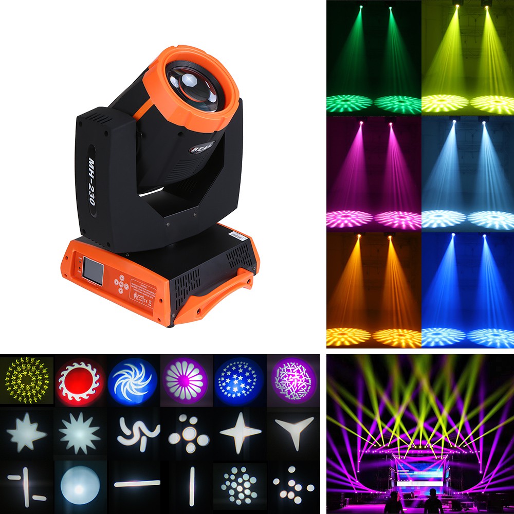 tp 230w rgbw dmx512 moving heads stage light touching screen 14 colors ...