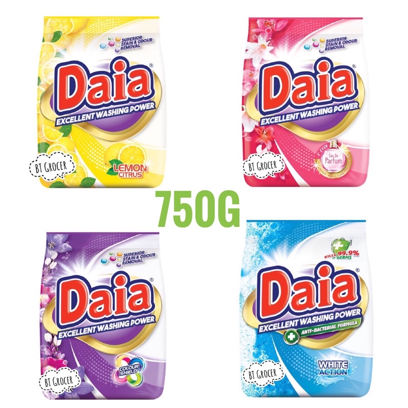 (720/750g) Daia Washing Powder Detergent Lemon Citrus/Eau De Parfum ...