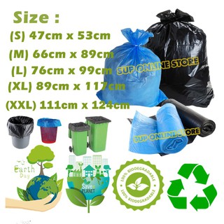 Heavy Duty Fiber Garbage Dustbin Trash Pail with Cover 70L & 90L / Tong sampah / Garbage bin ...