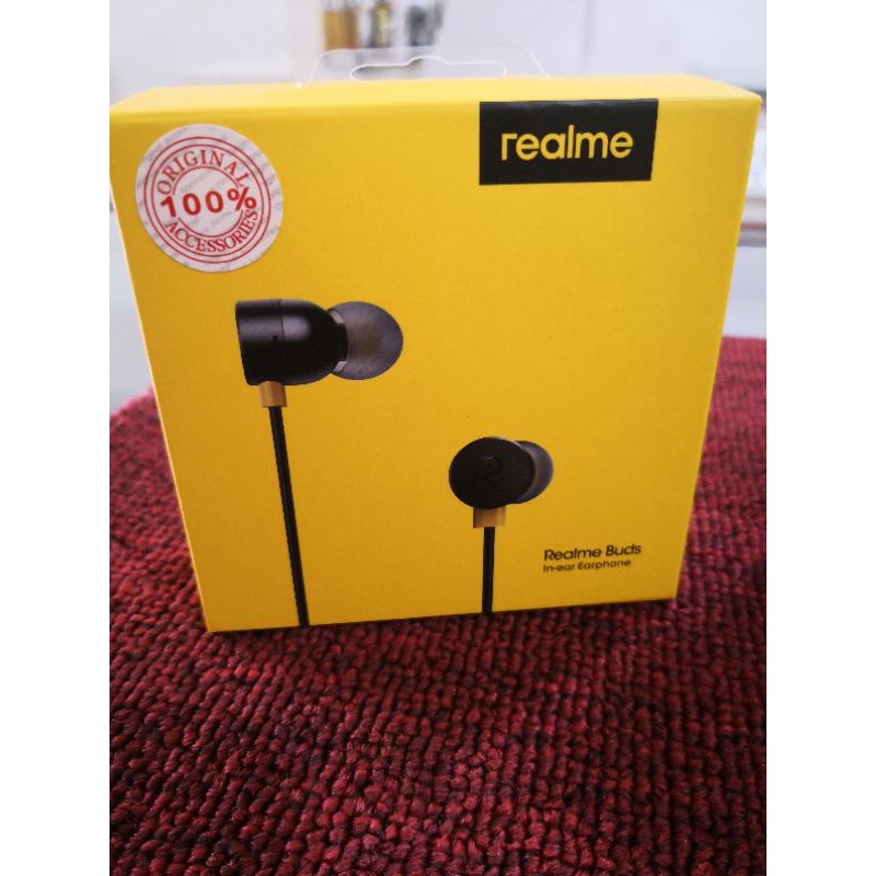 ORIGINAL Realme Buds Magnetic RMA101 In Ear Wired With Mic Earphones ...