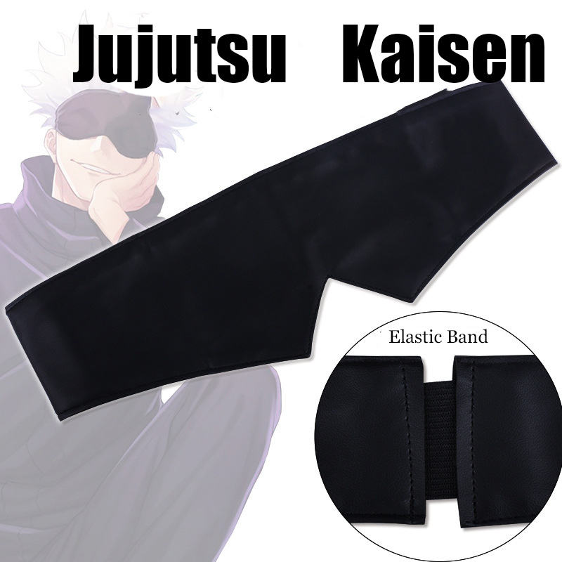 Jujutsu Kaisen Eye Mask Cosplay Blindfold Anime Gojo Satoru Costume ...