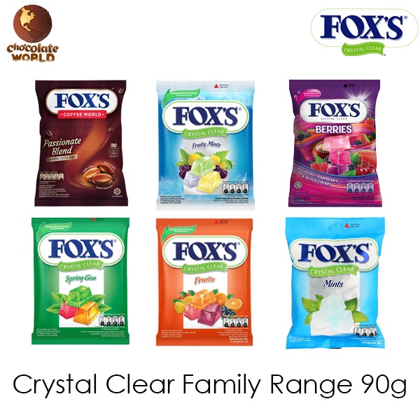 Fox's Crystal Clear Candy Family Range 90g (Made in Indonesia) | Shopee Malaysia