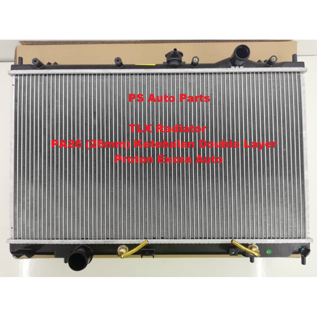 Radiator Proton Exora Auto Tangki Air Kereta Ketebalan PA26 Double ...
