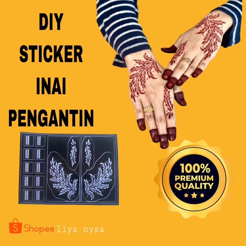 STICKER INAI PENGANTIN | Shopee Malaysia