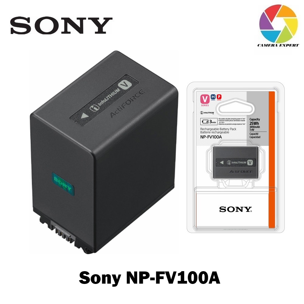 Sony NP-FV100A / FV100A V-Series Rechargeable Battery Pack ( 3410mAh, 6.8-8.4V ) | Shopee Malaysia
