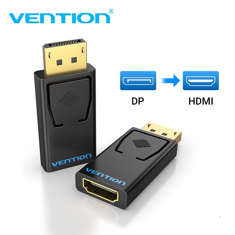 Vention dp to hdmi gold plated adapter 1080p 4k display port male to ...