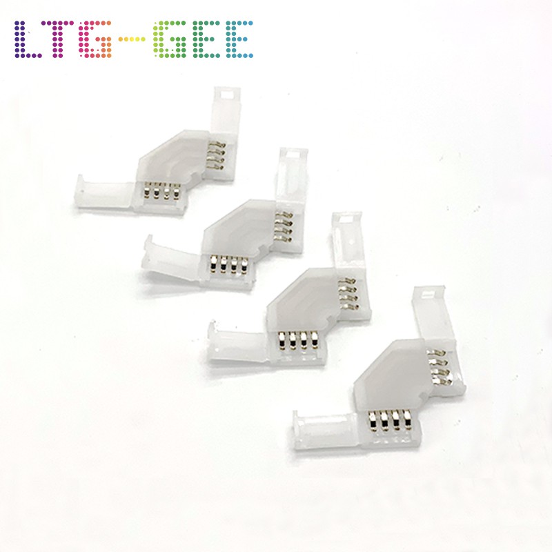 5pcs/set Quality 10mm Connector 4 Pin New L Shape PCB Solderless ...