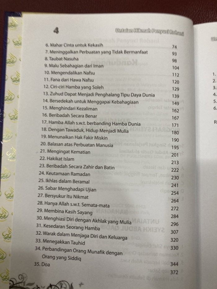 Buku/Kitab Untaian Hikmah Penyuci Rohani | Shopee Malaysia