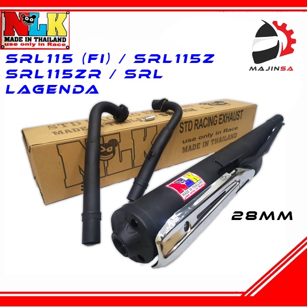 NLK SRL115 FI / SRL115Z / SRL115ZR / LAGENDA STANDARD RACING EXHAUST ...
