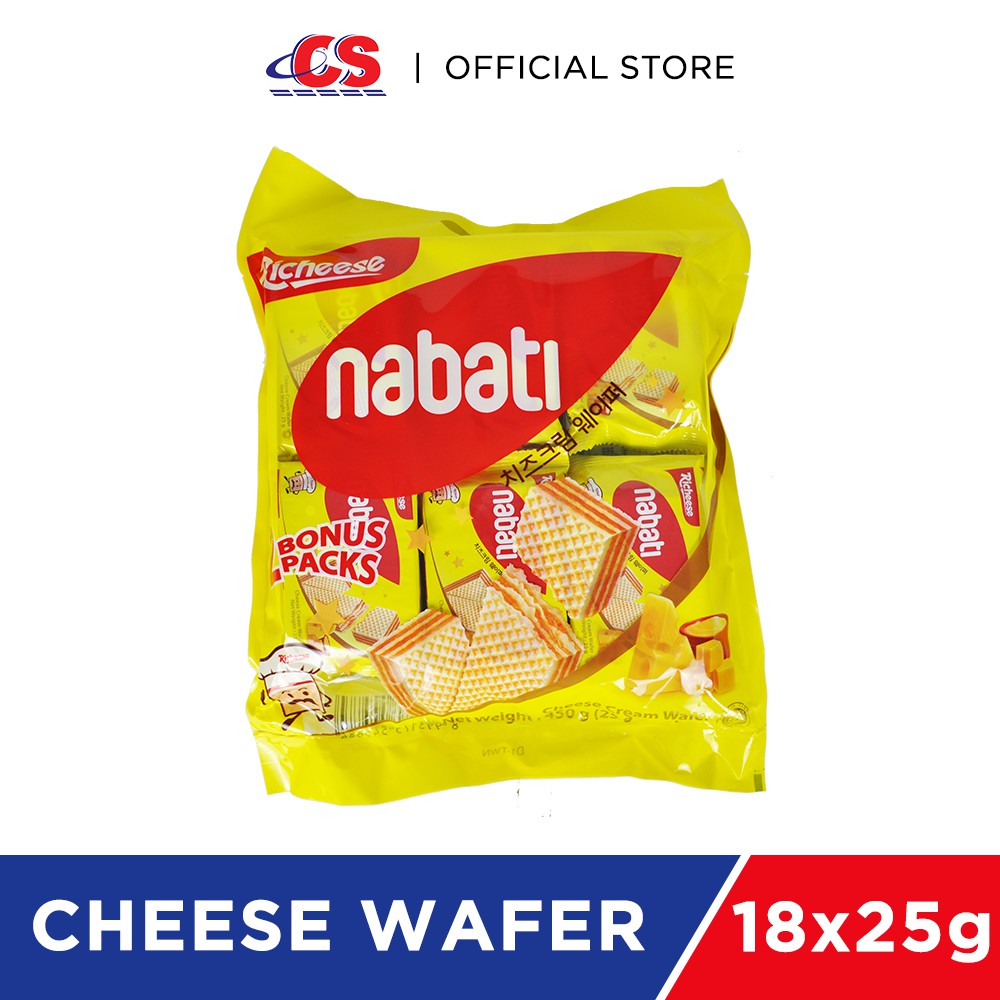 RICHEESE Nabati Cheese Wafer 18s x 23g | Shopee Malaysia
