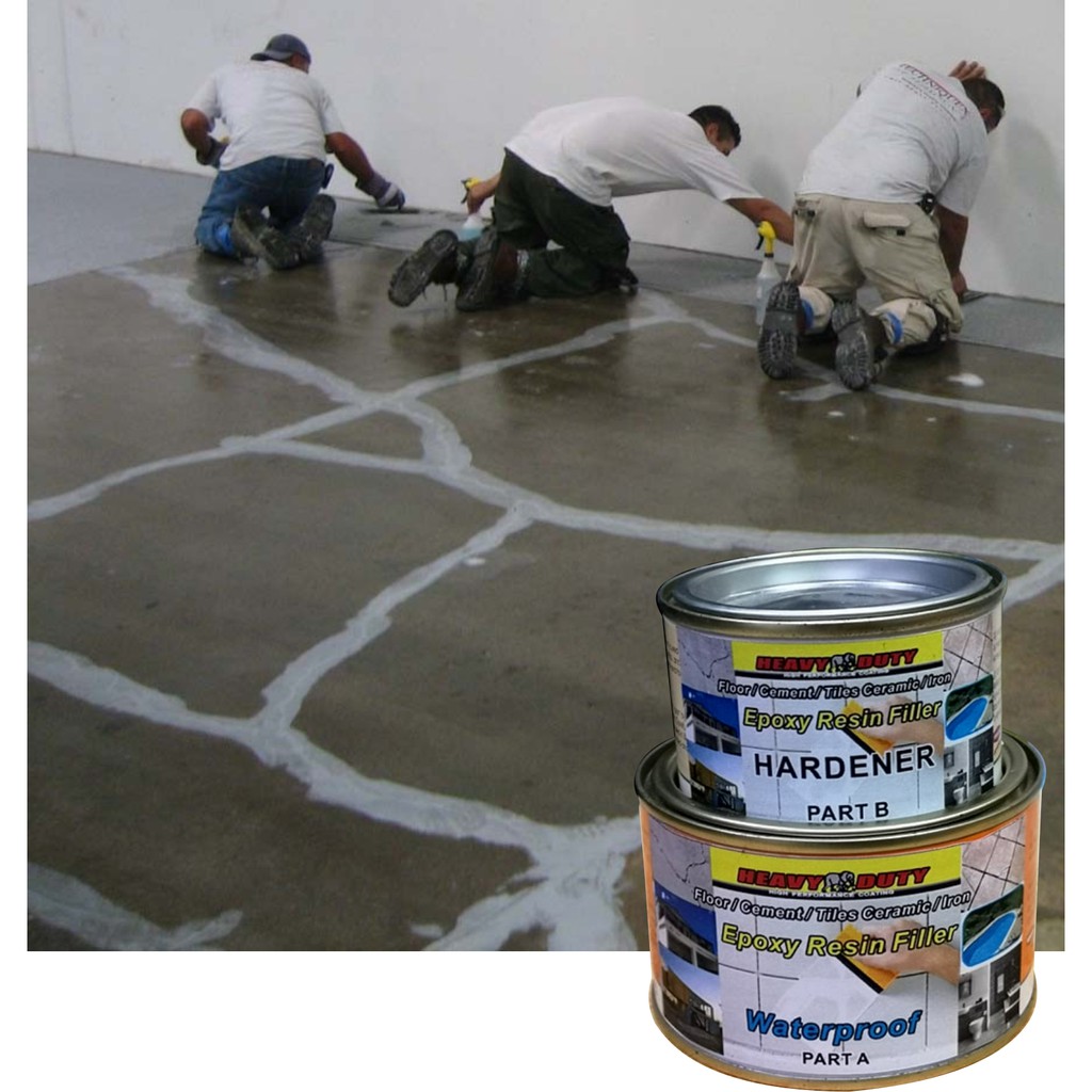 ( 330ML WATERPROOF EPOXY RESIN FILLER ) FOR FLOOR CEMENT TILES CERAMIC ...