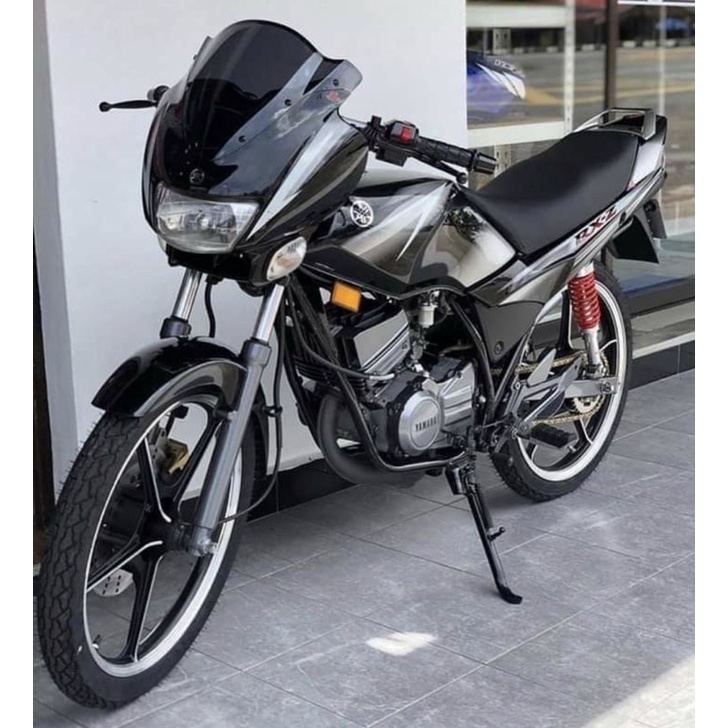 YAMAHA RXZ CATELYZER COVER SET Hitam Skala Original HONG LEONG SET ...