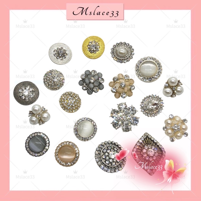 Butang Swarovski | Butang Kilat | Butang Diamond | Butang Crystal ...
