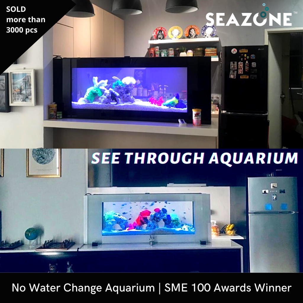 SEAZONE Aquarium | See Through Series | All In One Package | Shopee Malaysia